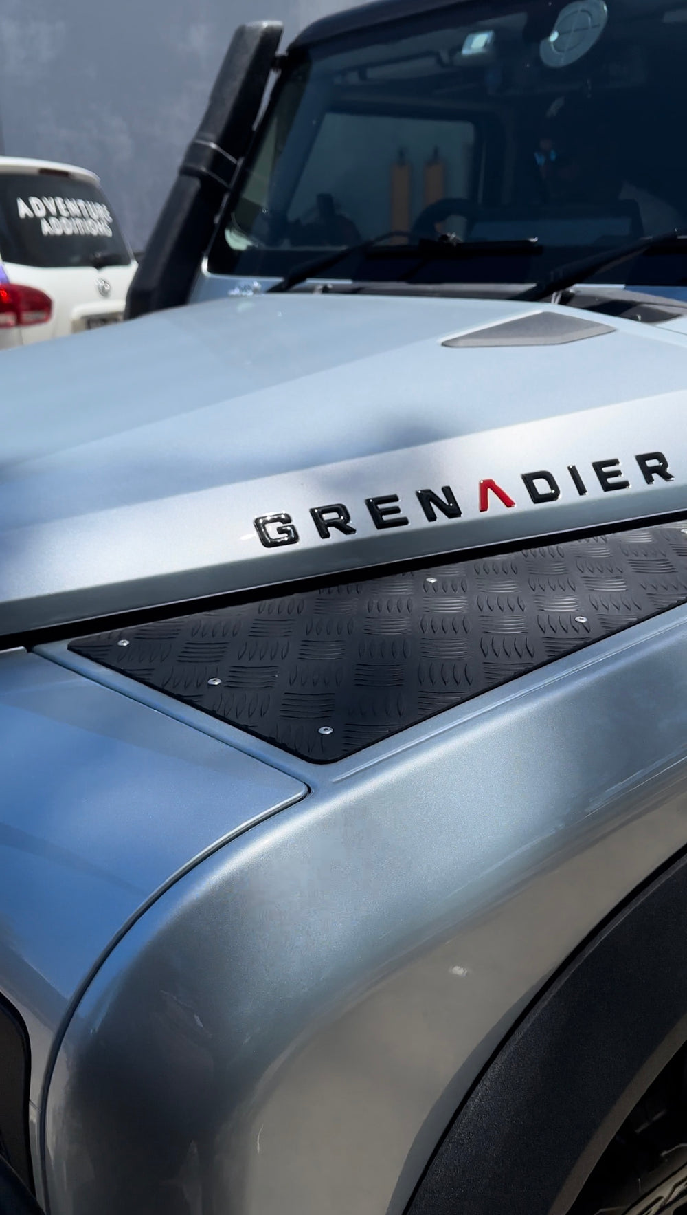 INEOS Grenadier, Plastic Lettering, Hood, self-adhesive decal logo 3D ...