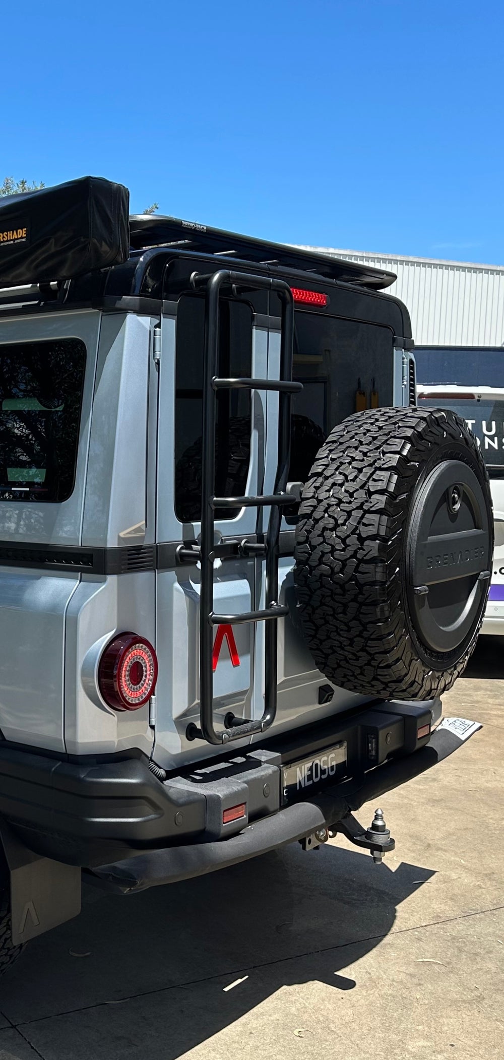 INEOS Grenadier, Plastic Logo, Rear Door, self-adhesive, various colou – GrenX